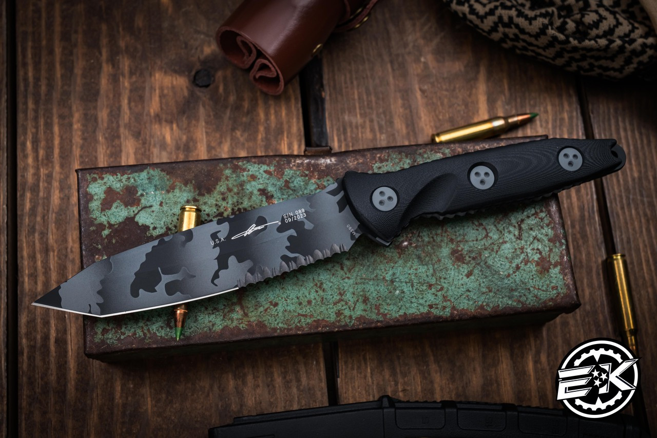 Microtech Socom Alpha Fixed Blade Knife Black G10 5" Urban Camo ...