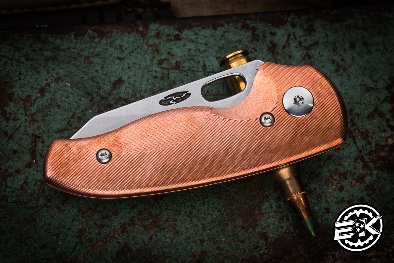 Three Rivers Manufacturing NERD Folding Knife Copper 2.2" MagnaCut ...