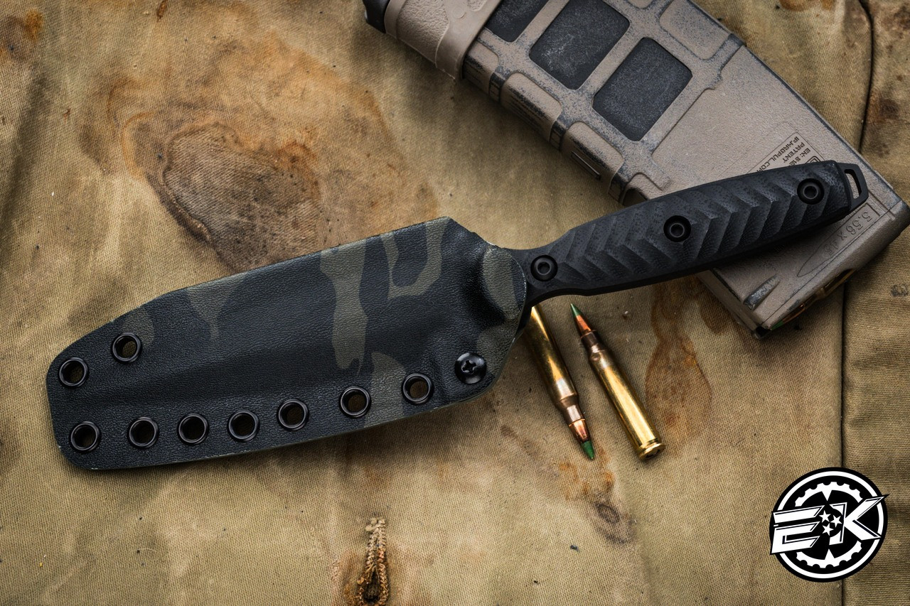 Toor Knives Specter Fixed Blade Knife Shadow Black G10 4.75" Dagger ...