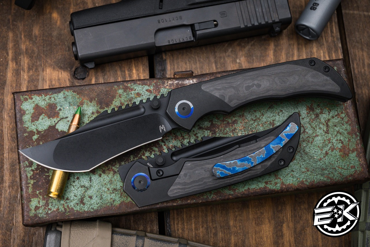 EKnives EKclusive-Merriken Knives Ultimatum Black Camo Fat Carbon ...