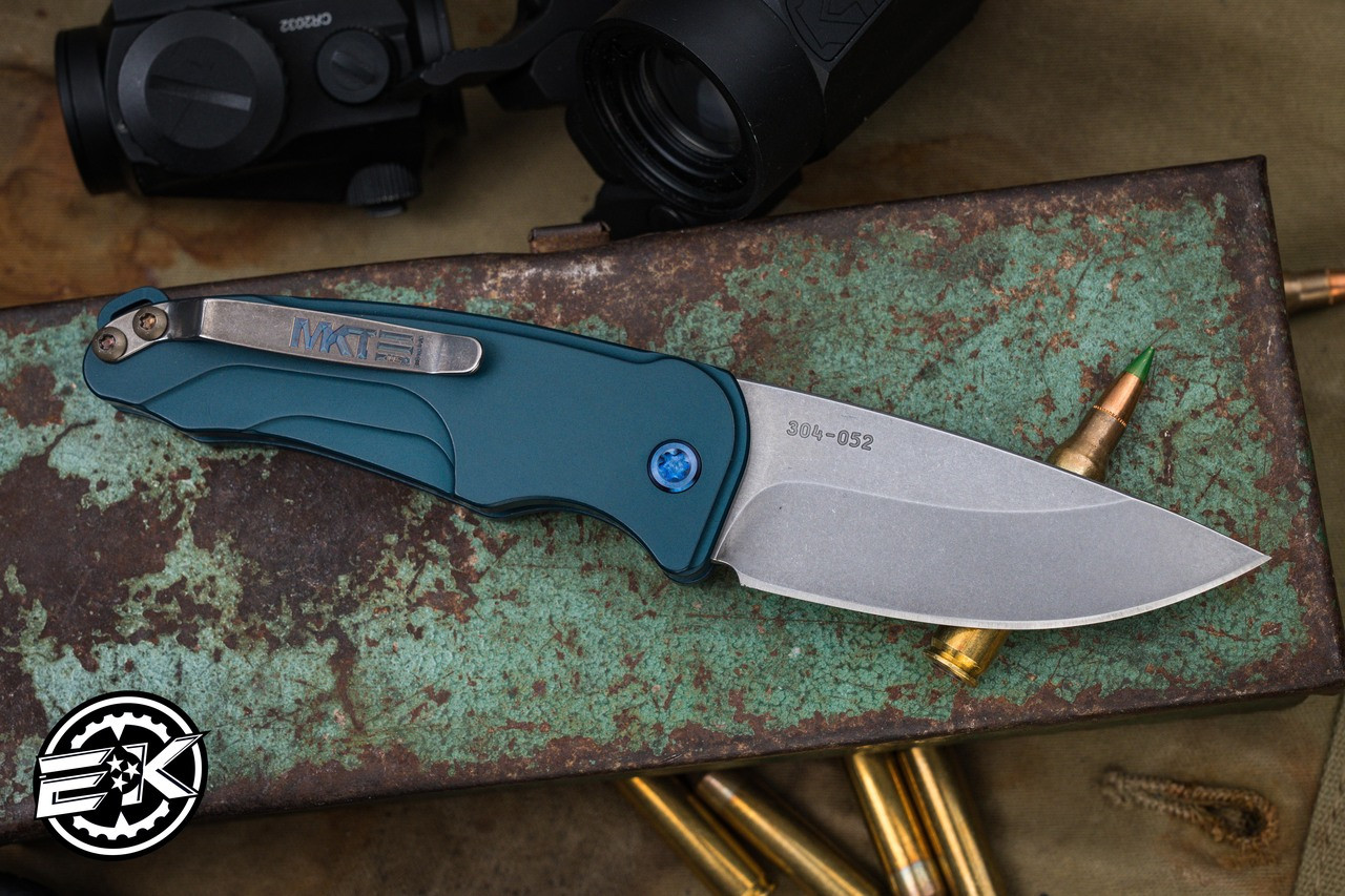 Medford Smooth Criminal Automatic Folding Knife Blue 3" Drop Point