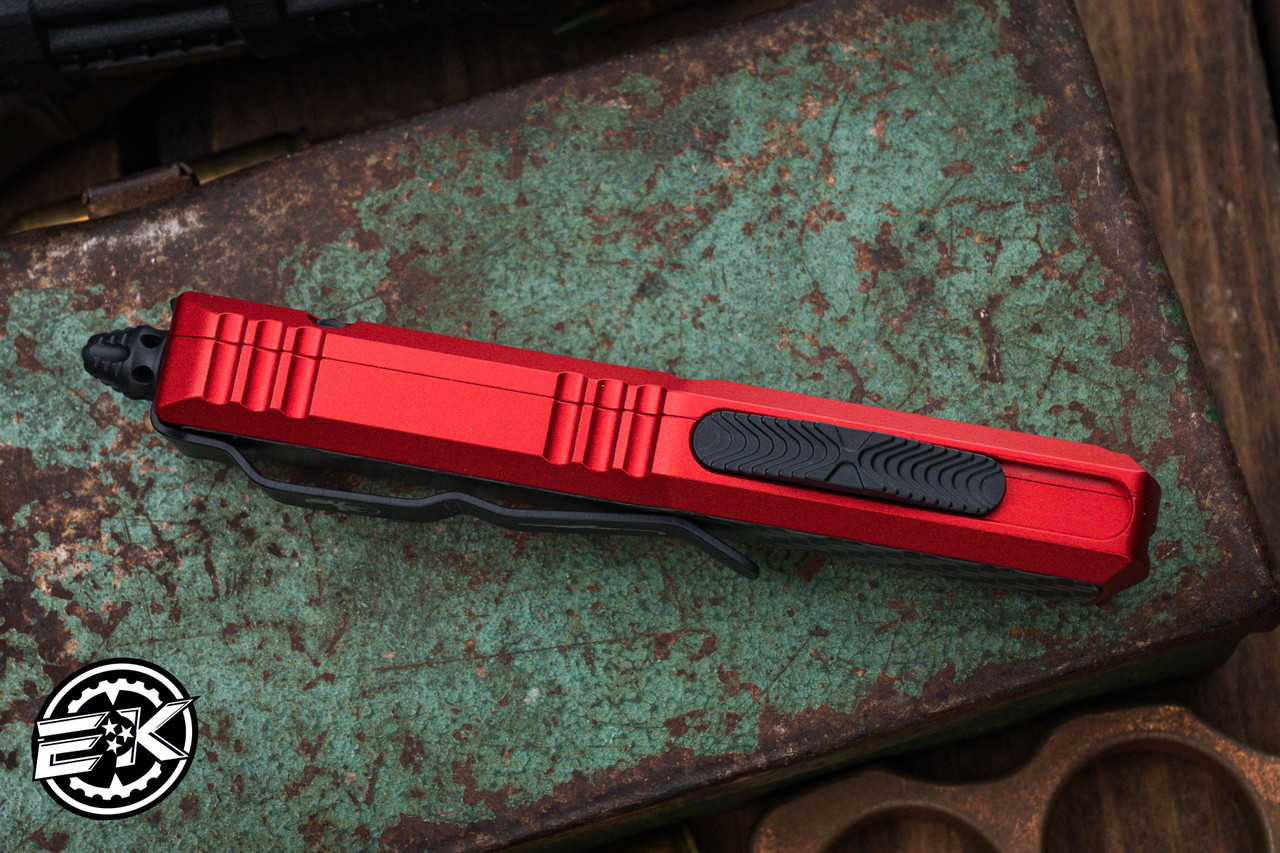 Microtech Daytona Otf Automatic Knife Redcarbon Fiber Inlay 31