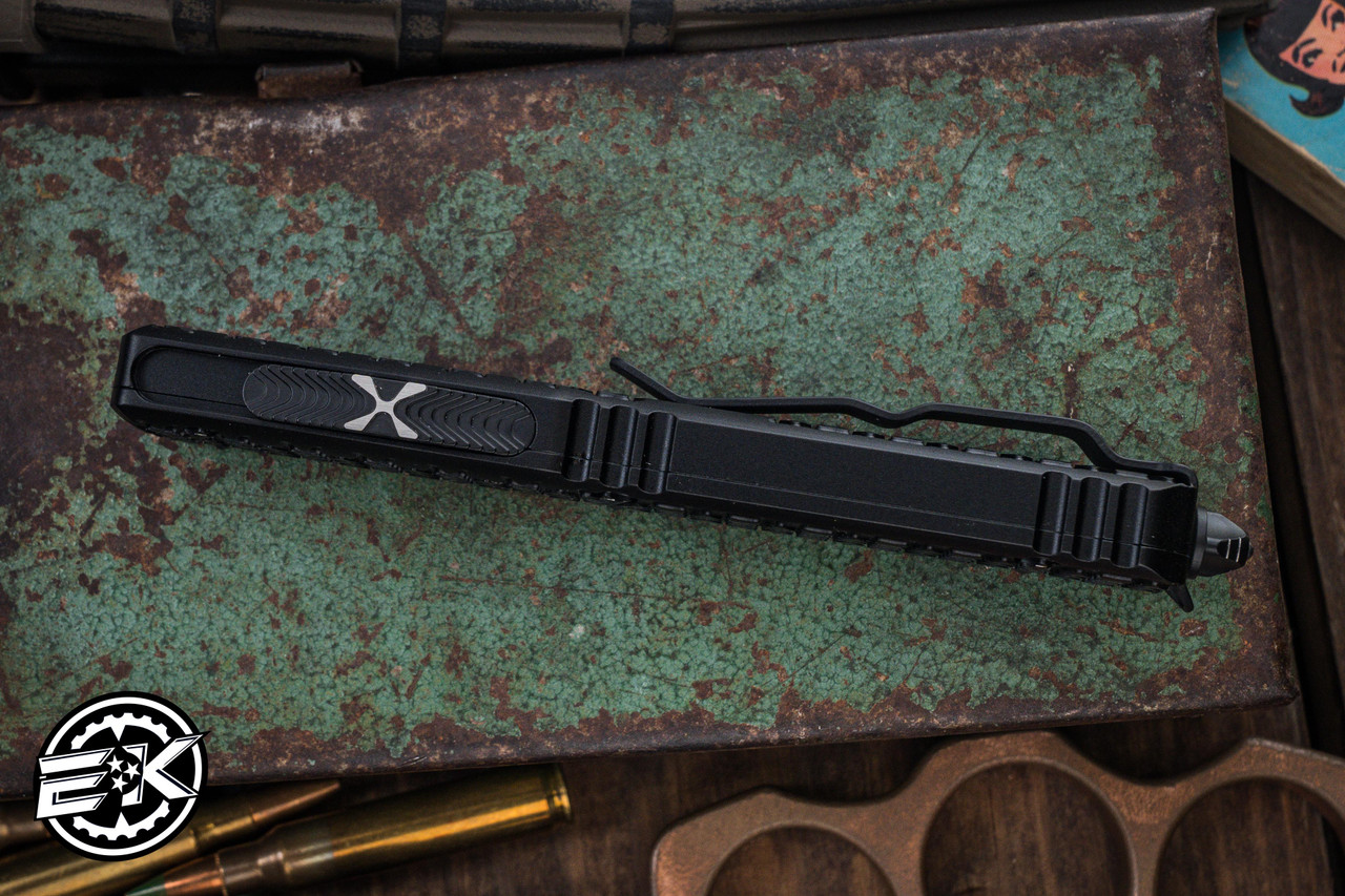 Microtech Ultratech "Sith Lord" OTF Knife 3.4" Dagger Red Serrated 122 ...