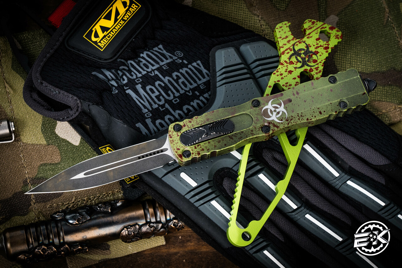 Microtech Dirac OTF Automatic Knife Outbreak 3" Dagger 225-1OBDS