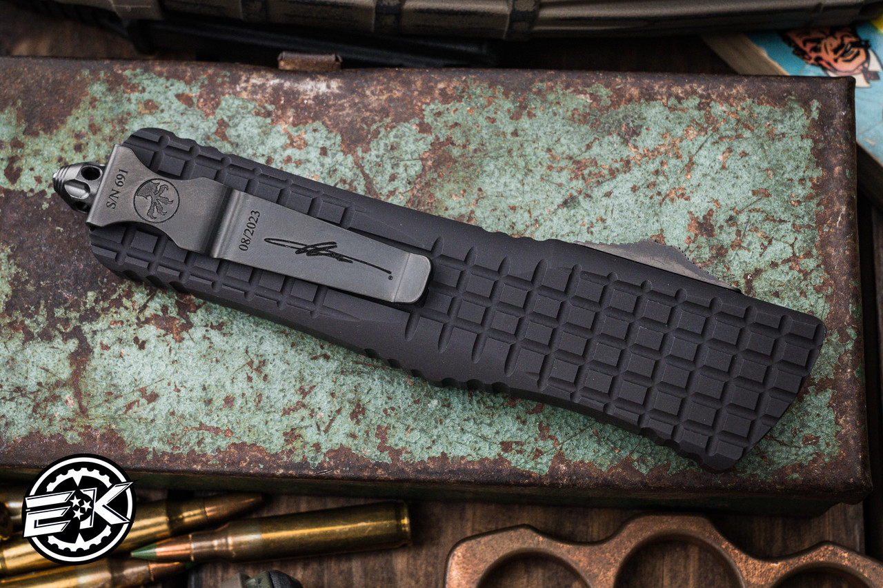 Microtech Combat Troodon OTF Knife Delta Frag Shadow 3.8" Tanto DLC ...