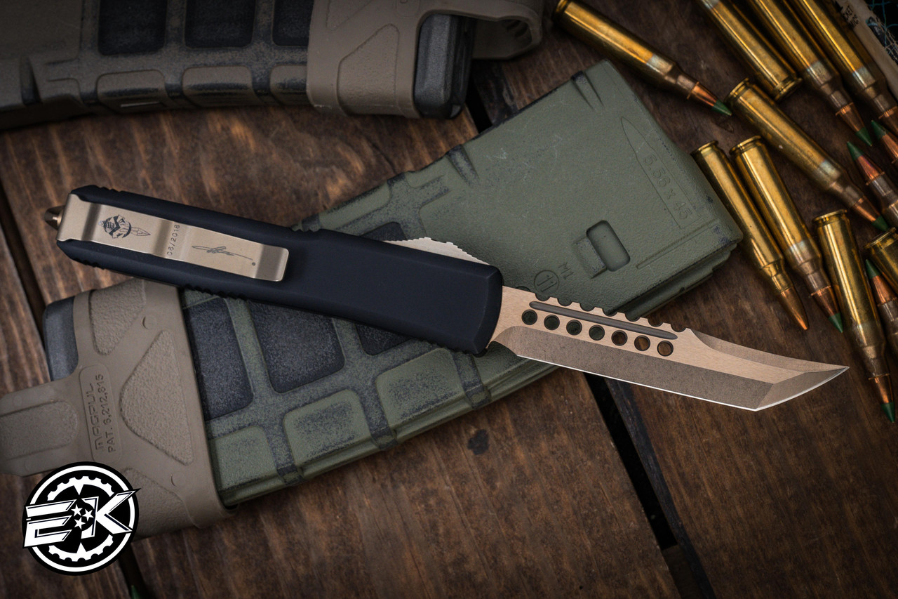 Microtech Ultratech Hellhound G10 Hellhound Bronze 119-13GTBK (Preowned)