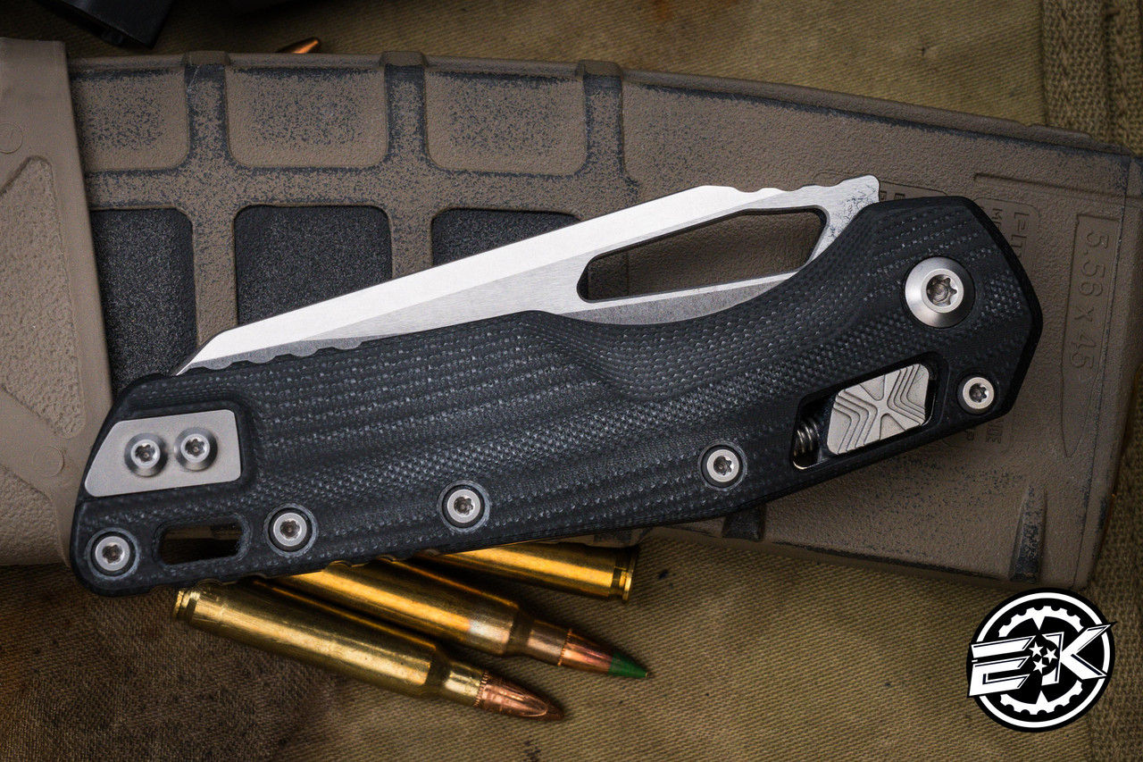 Microtech Standard Issue "MSI" Ram-LOK Manual Folder Black G10 3.75 ...