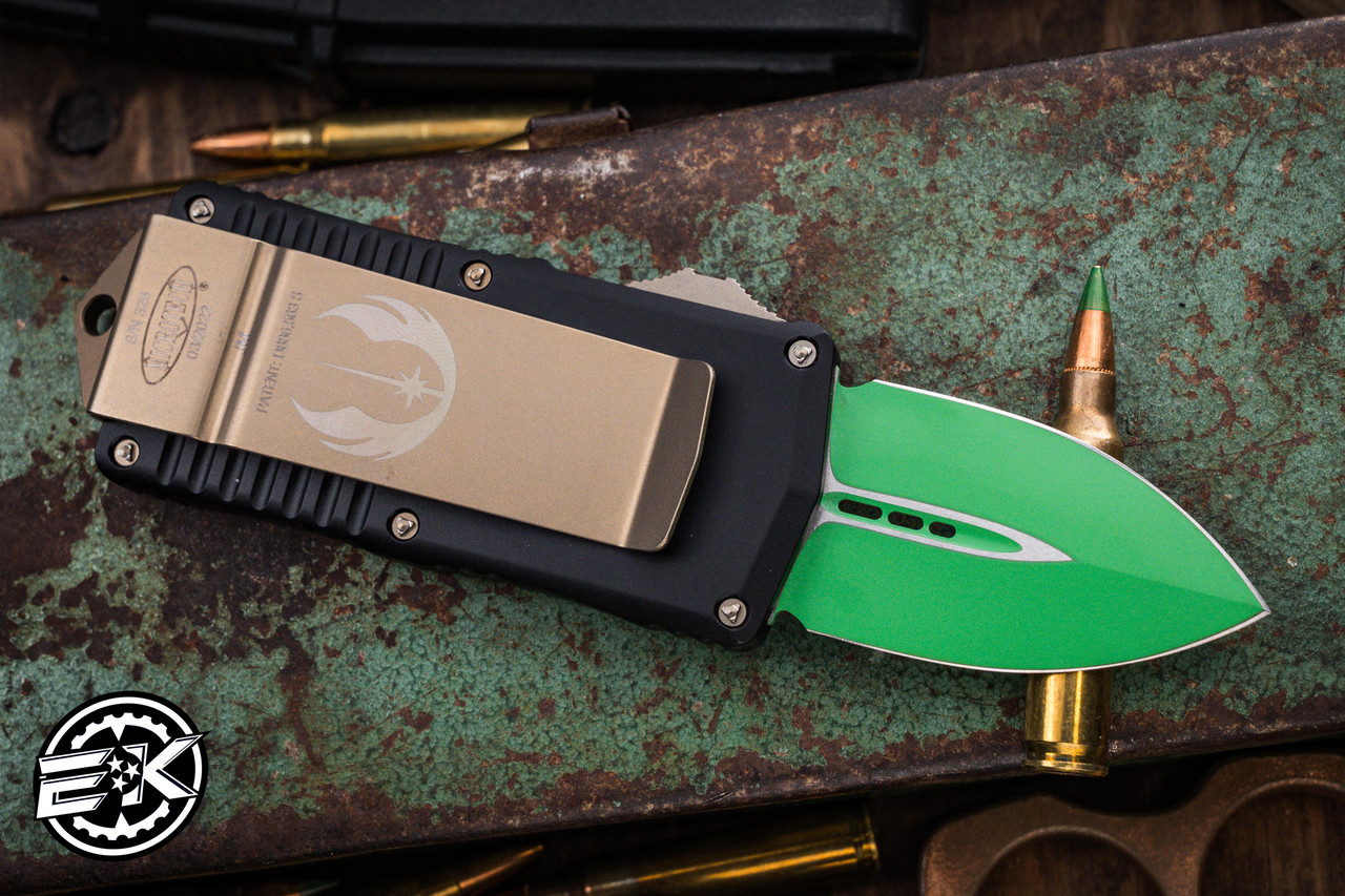Microtech Exocet Jedi Master OTF Wallet/Knife Cali-Legal 1.9" Dagger ...