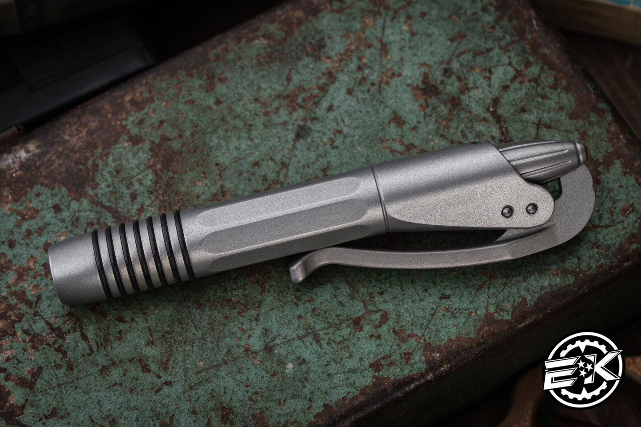 Microtech Siphon II Apocalyptic Stainless Tactical Pen 401-SSAP (Preowned)