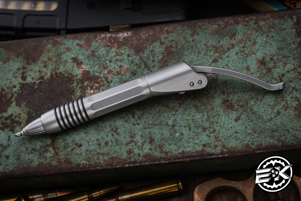 Microtech Siphon II Apocalyptic Stainless Tactical Pen 401-SSAP (Preowned)