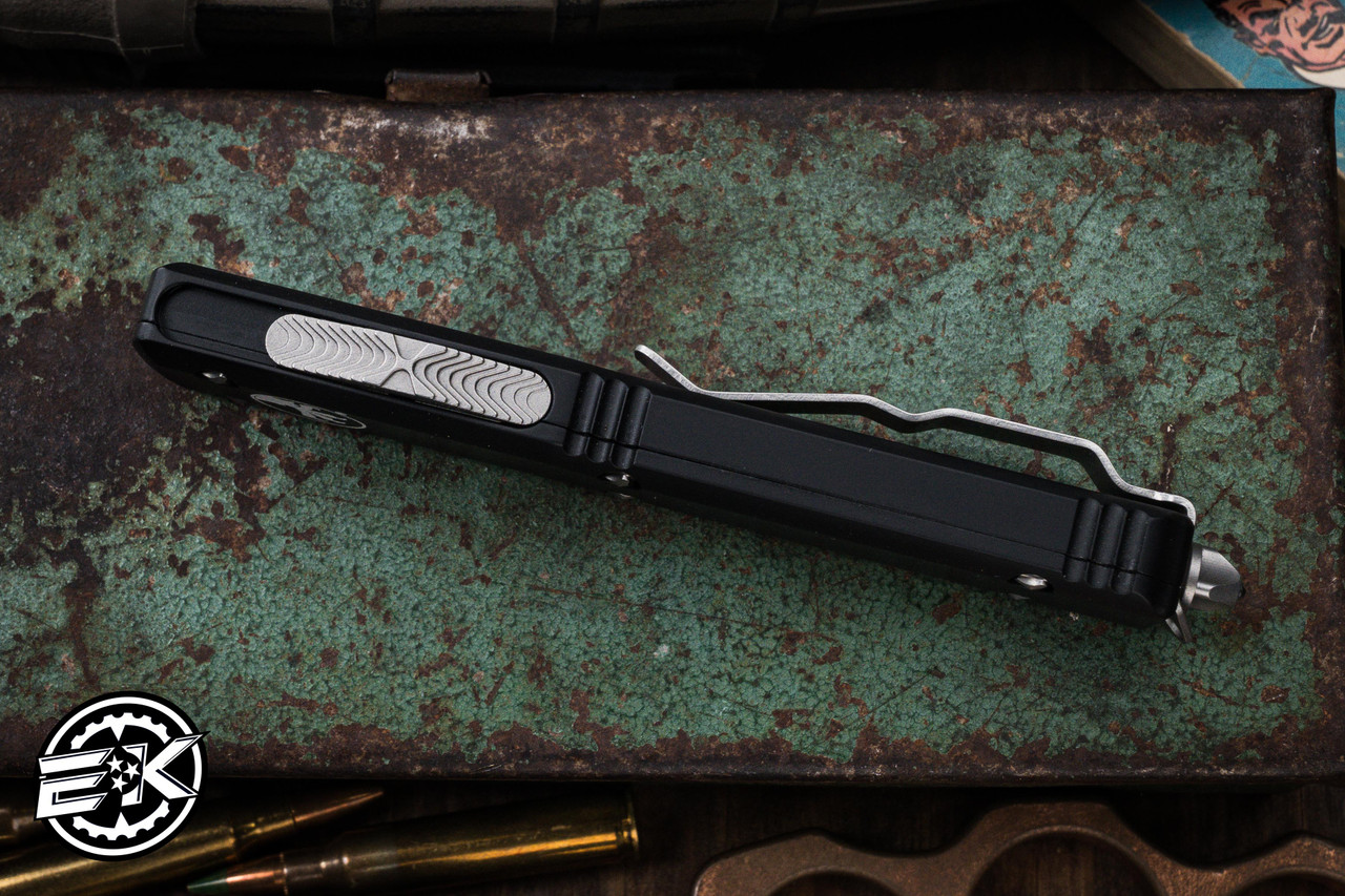 Microtech Ultratech OTF Knife Black 3.4" Satin Drop Point 121-4 (Preowned)