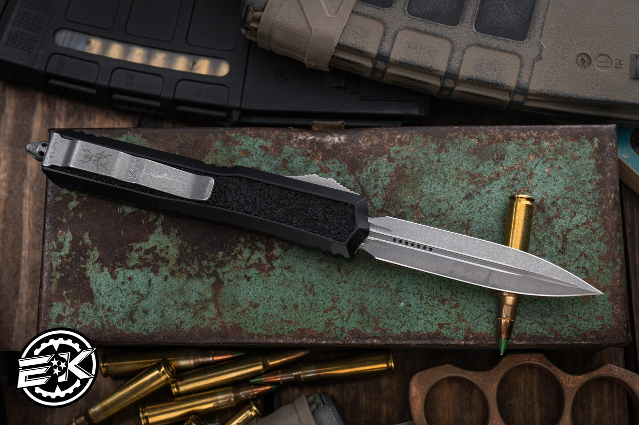 Microtech Makora Otf Knife Black Nickel Boron Internals 325
