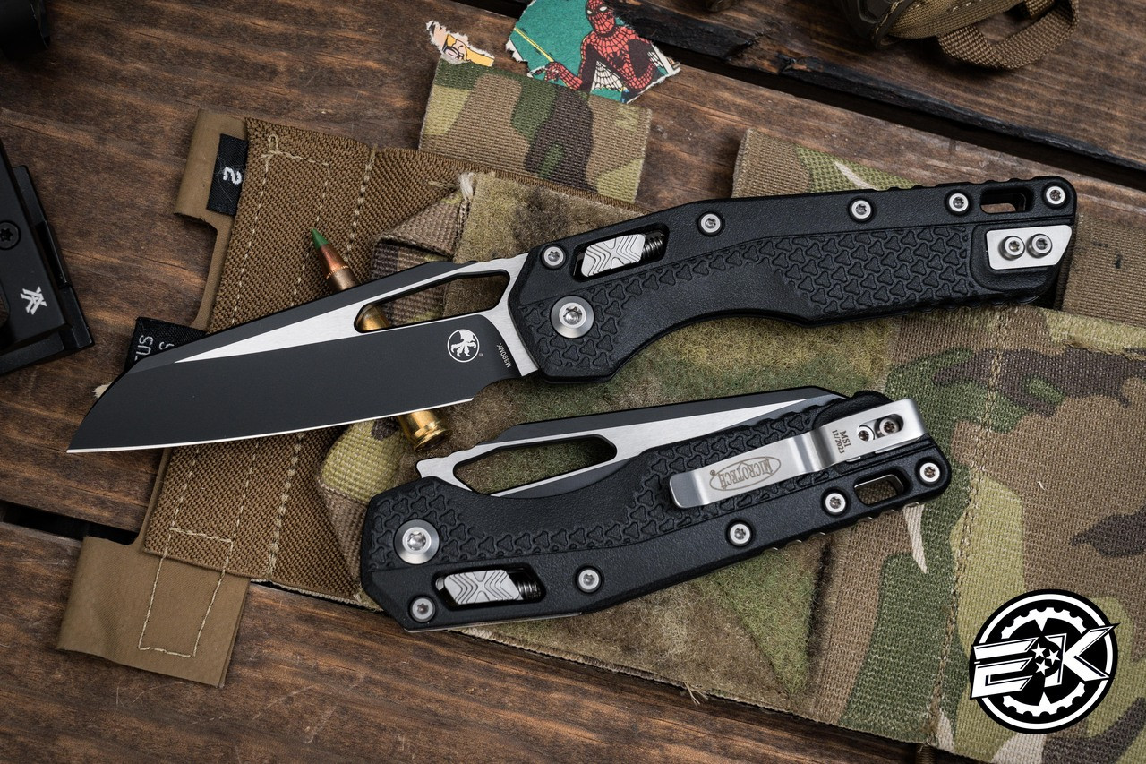 Microtech Standard Issue Msi Ram Lok Manual Folding Knife 385 Black