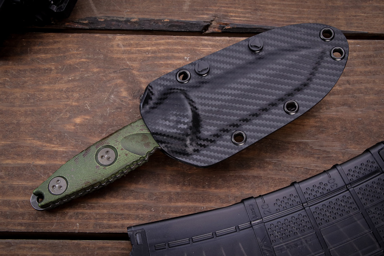 Microtech Socom Alpha Mini Outbreak G10 Fixed Blade Knife 375 Tanto