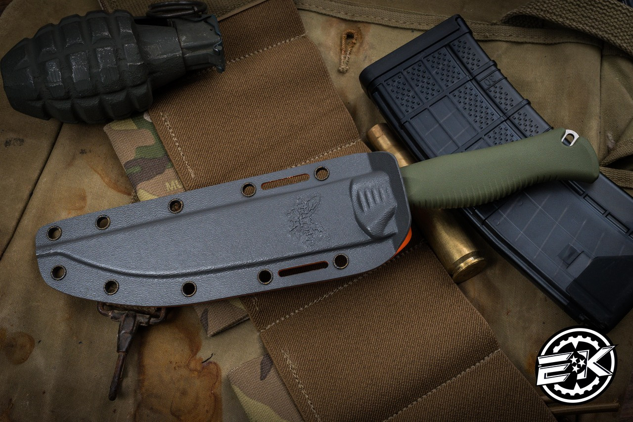 Benchmade Hunt Meatcrafter Fixed Blade Hunting Knife OD Green ...