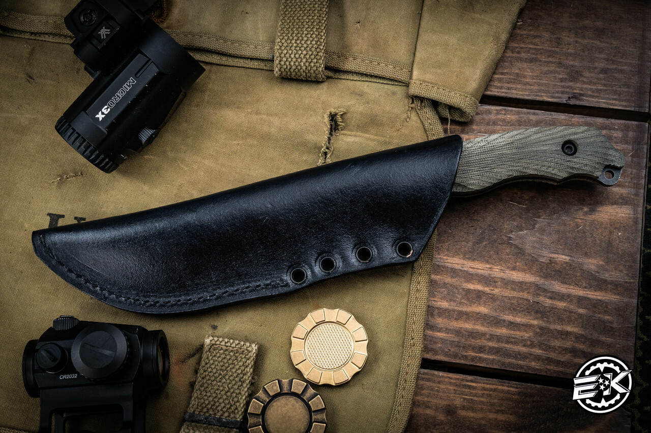 Toor Knives Limited Edition Raven Micarta Fixed Blade Knife 5.5" Black ...