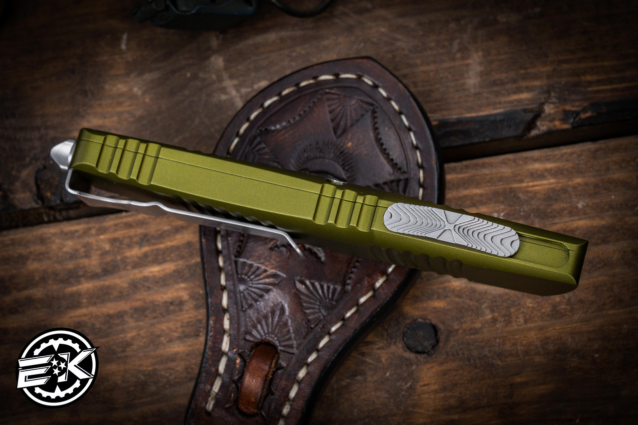 Microtech Combat Troodon Otf Automatic Knife Od Green 38 Hellhound