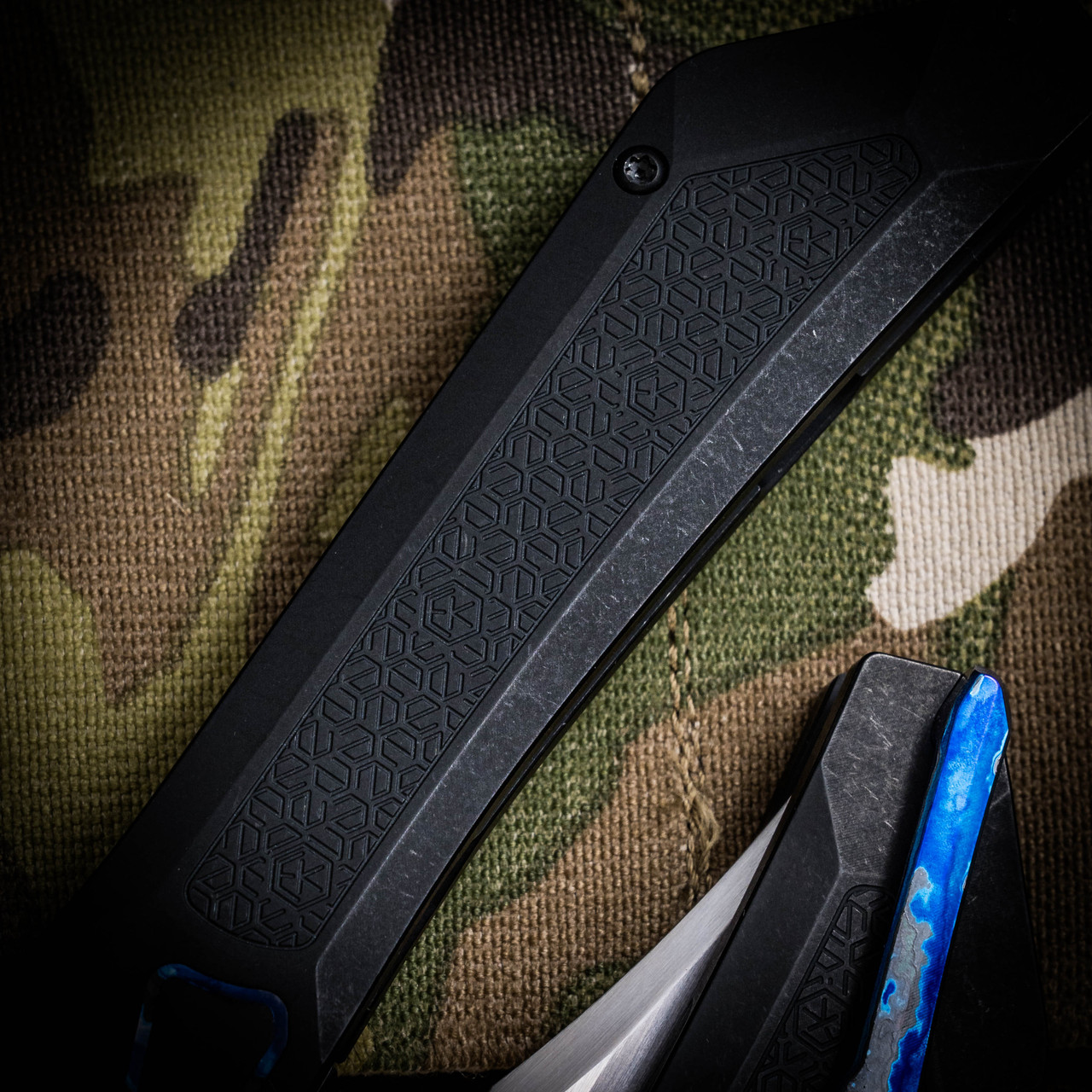 Luft Concepts RWB Titanium DLC Stonewash, Black Timascus Accents 3.5 ...