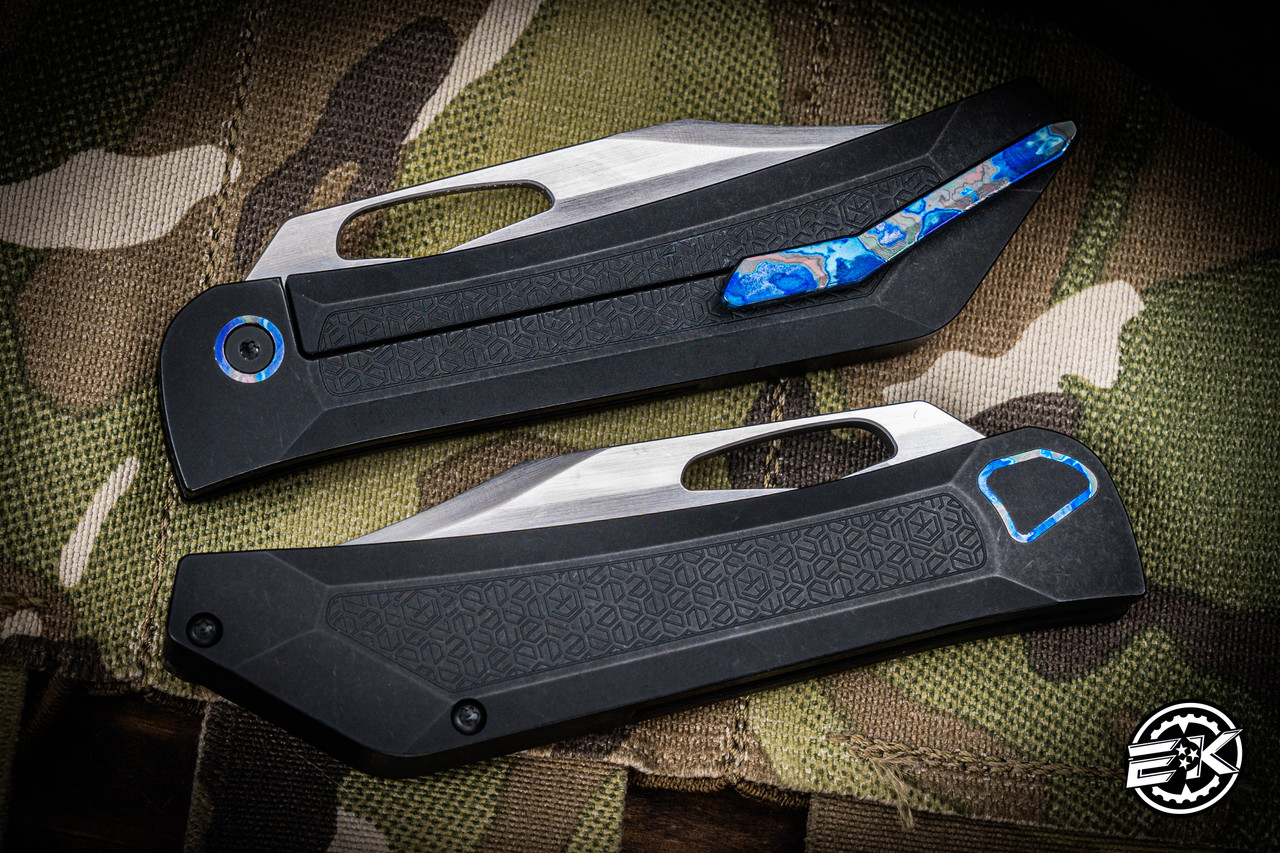 Luft Concepts RWB Titanium DLC Stonewash, Black Timascus Accents 3.5 ...