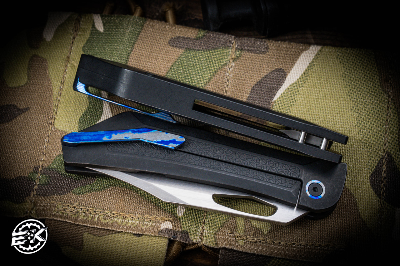 Luft Concepts RWB Titanium DLC Stonewash, Black Timascus Accents 3.5 ...
