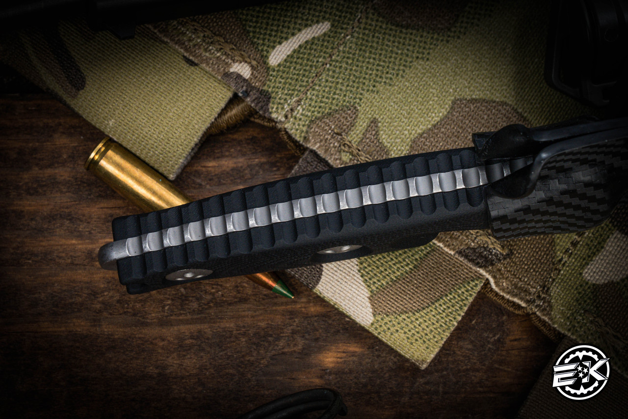 Microtech Socom Alpha Mini G10 Fixed Blade 375 Warcom Stonewash