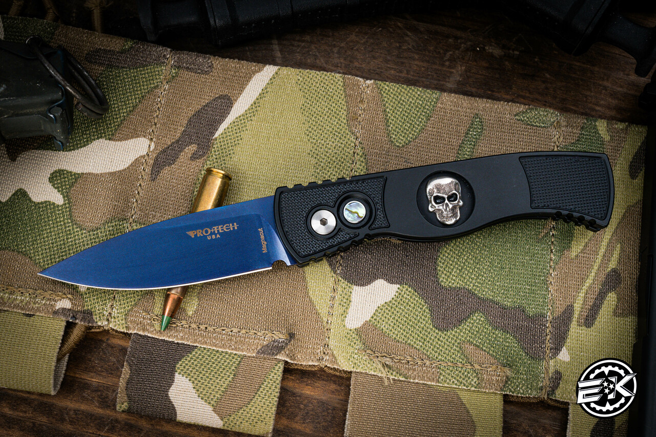 Protech Tr 2 Tactical Response Automatic Knife Textured Black W Silver