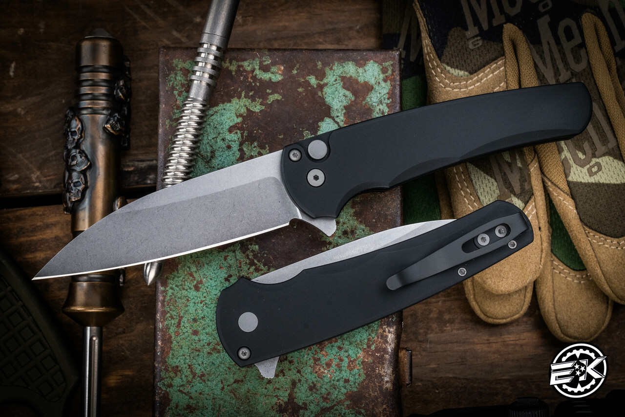 ProTech Malibu Manual Flipper Button Lock Knife 3.25" MagnaCut ...