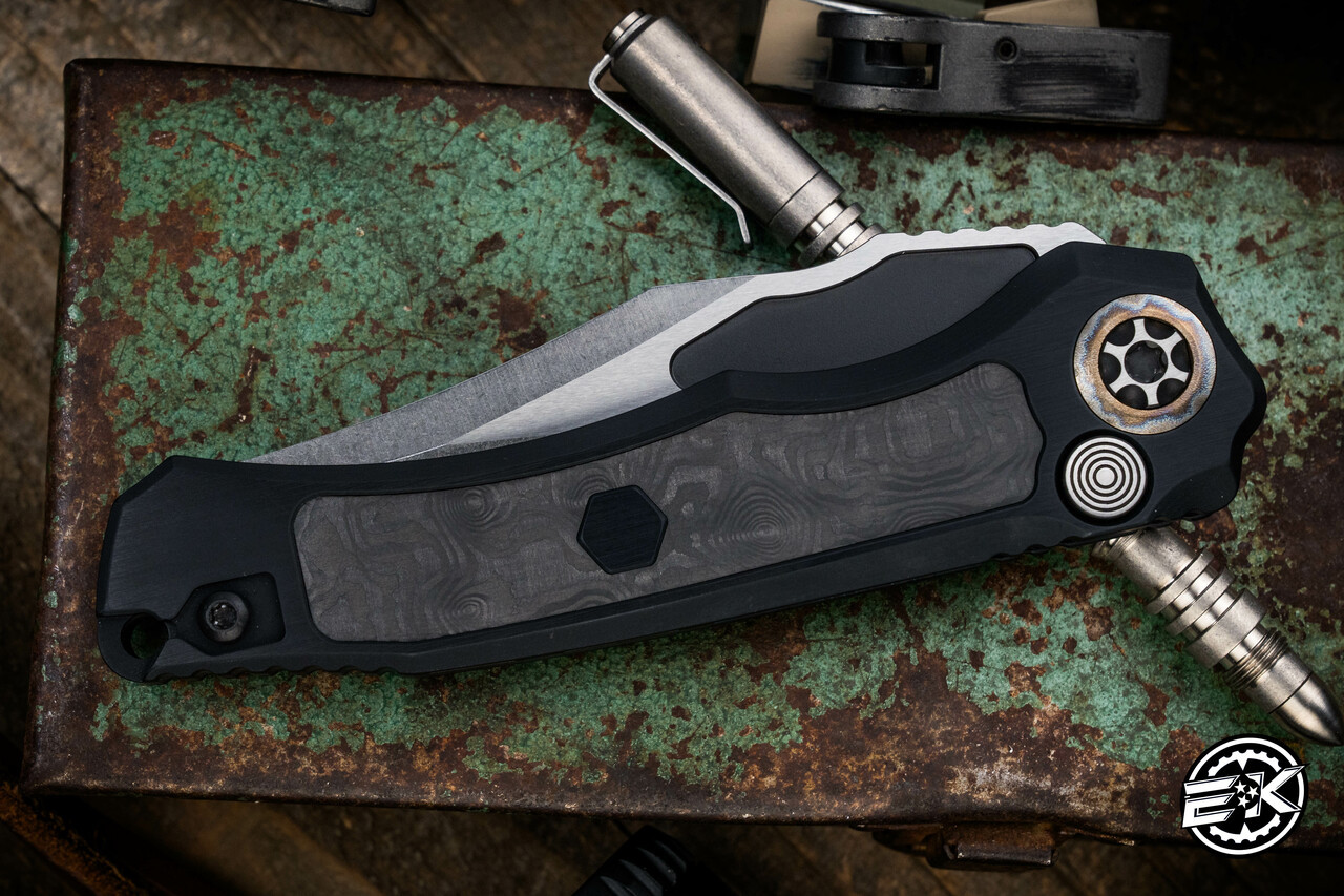 Heretic Knives Wraith V4 Prototype Manual Aluminumfat Carbon 36