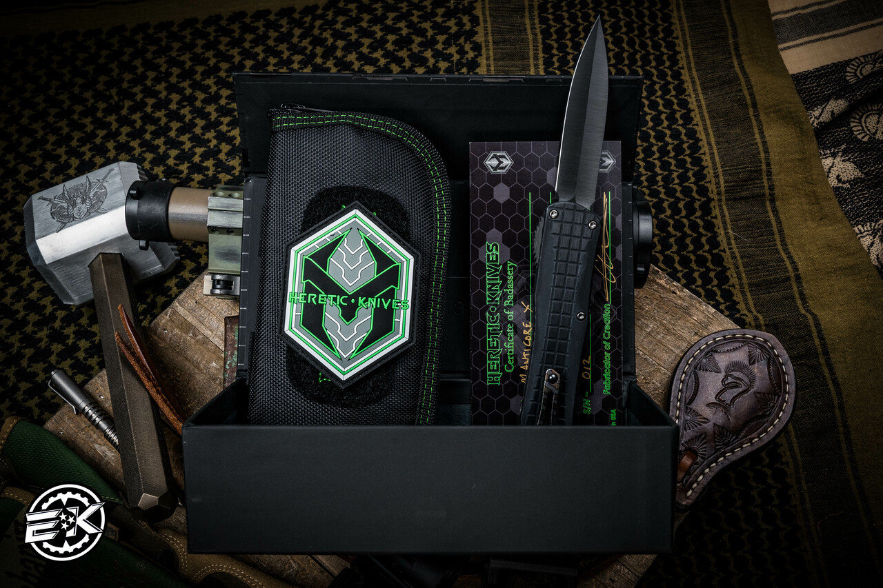 Heretic Knives Custom Manticore X Dlc Hefted Frag Otf De 375 Satin