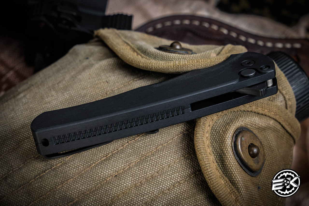 Protech Malibu Manual Folding Button Lock Knife 3 Reverse Tanto Dlc 5203