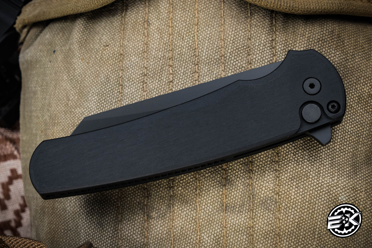 Protech Malibu Manual Folding Button Lock Knife 3 Reverse Tanto Dlc 5203