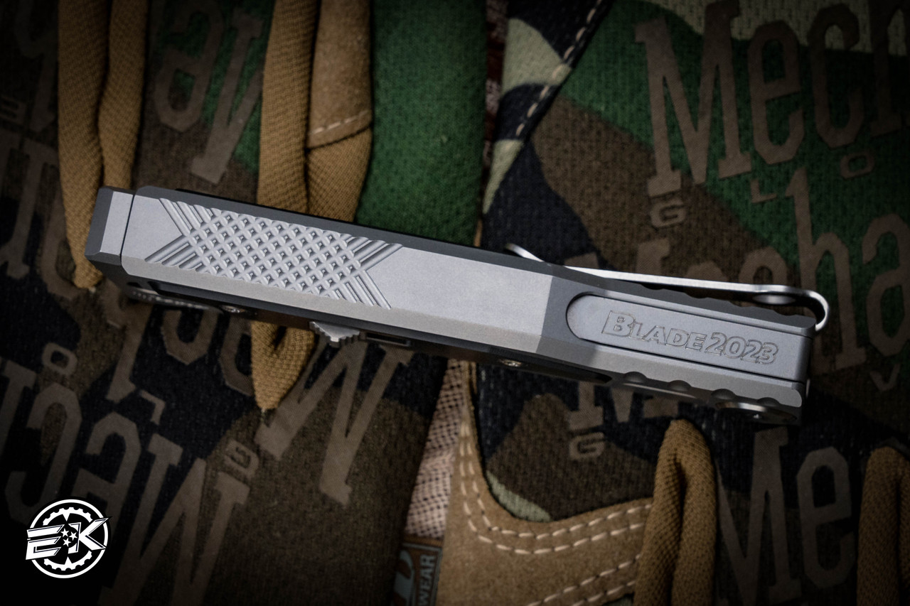 Preowned Reate Mini Exo Otf Knife Titaniumblack Ultem 25 Drop