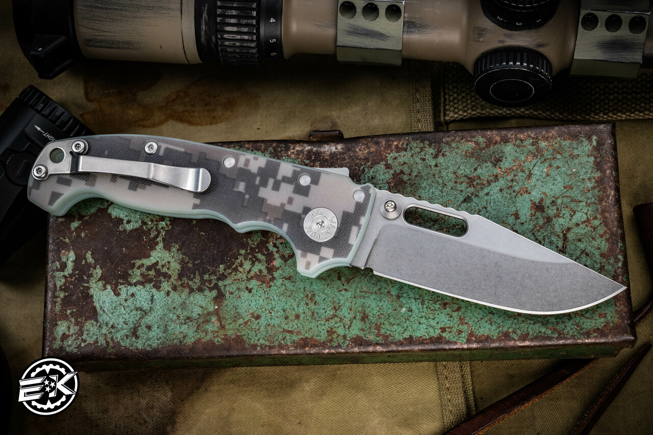 Demko Knives MG AD20S Digicam G10 Shark Lock Folder 20CV Clip Point ...