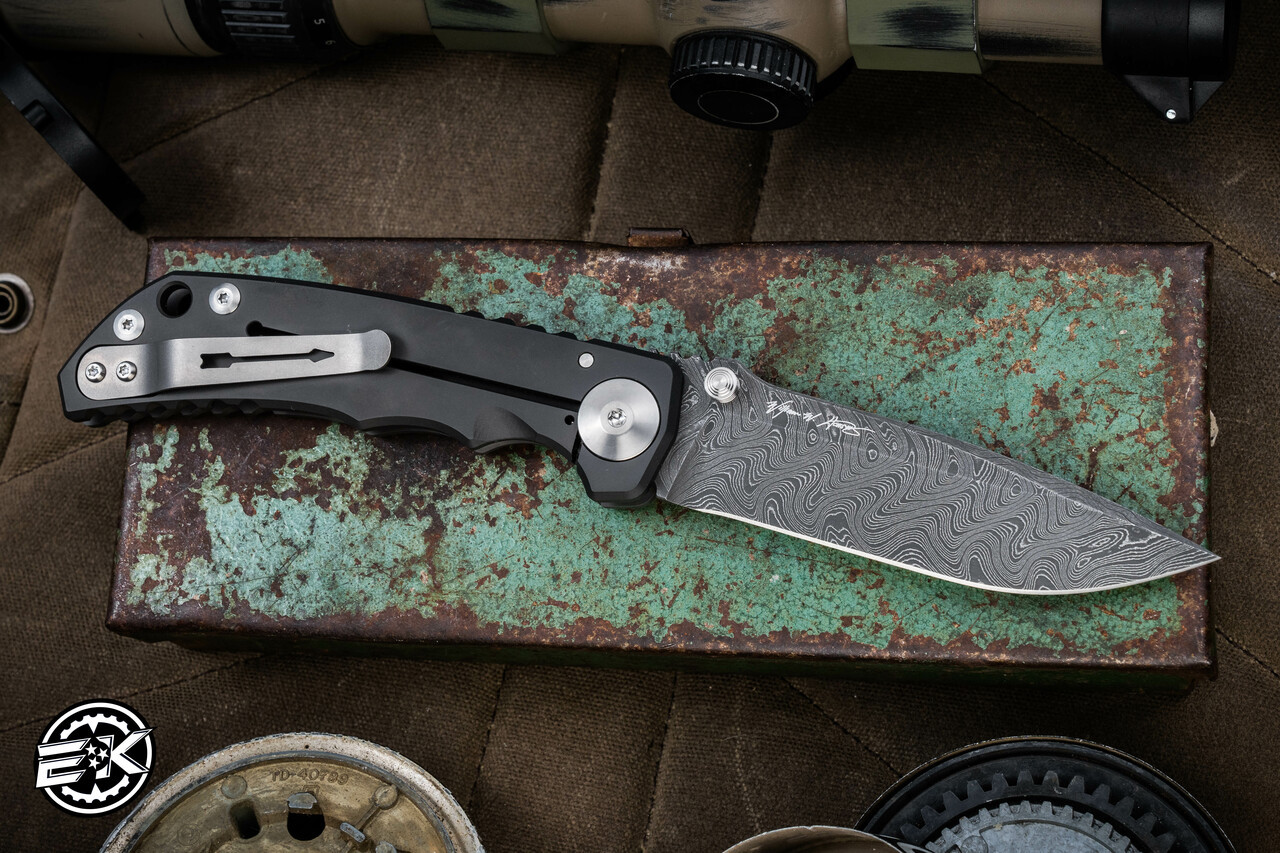 Spartan Blades Custom SHF Harsey Folder Knife Titanium Black PVD 4 ...