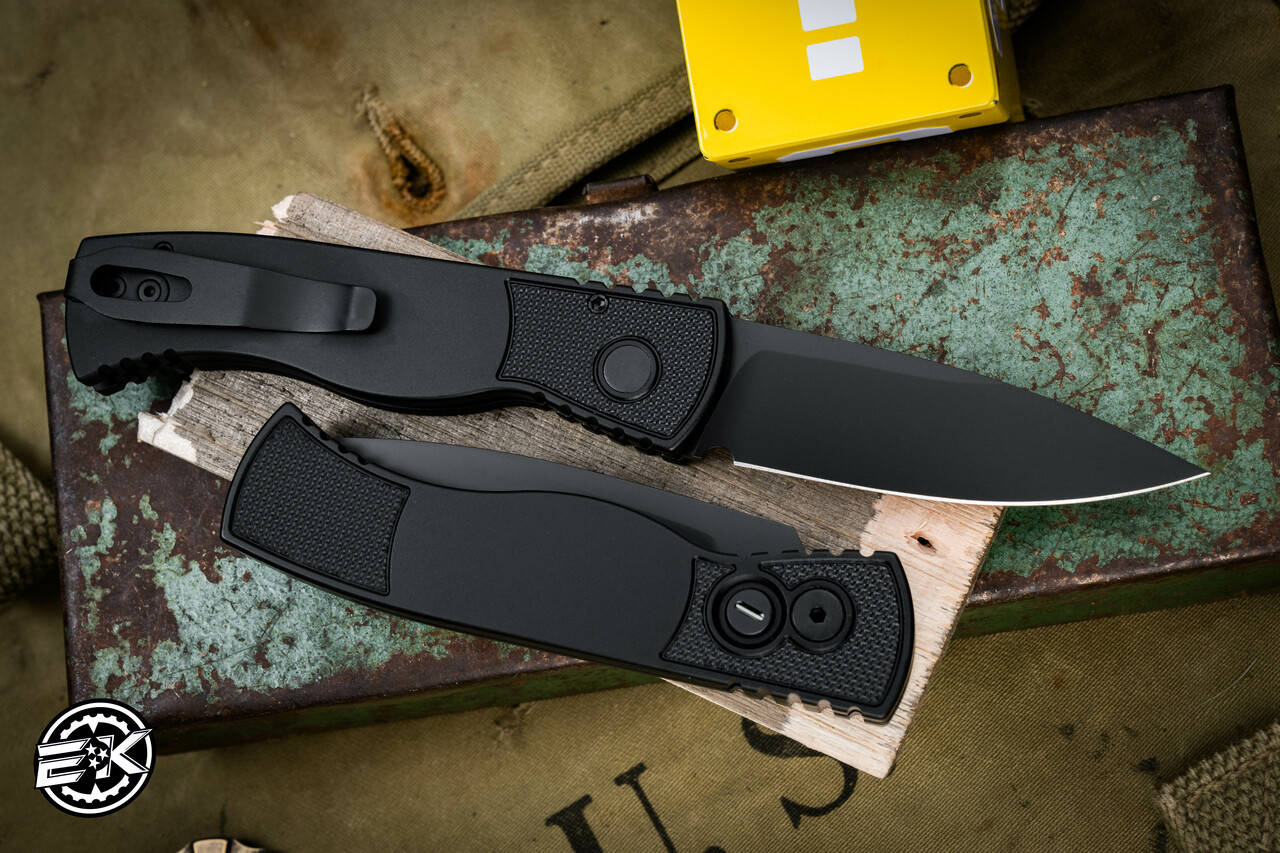 Protech Tr 2 Tactical Response Operator Auto Folding Knife Black