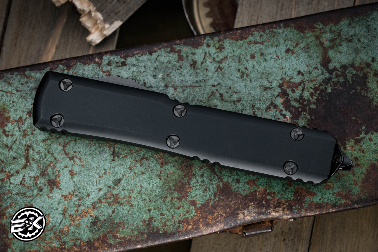 Microtech Ultratech OTF Hellhound Black Knife 3.4" DLC 119-1DLCTS ...