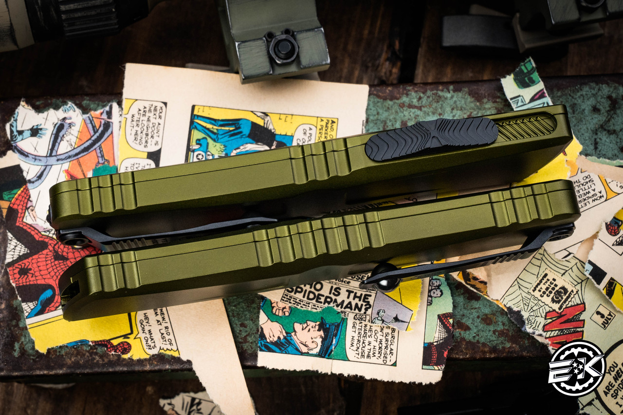Microtech Combat Troodon Gen Iii Otf Automatic Knife Od Green 4 Drop