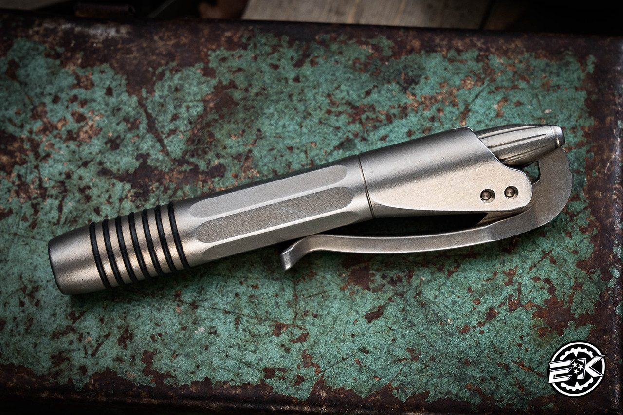 Microtech Siphon II Stainless Steel Tactical Pen 3.5" Bronze 401-SS-BZ ...