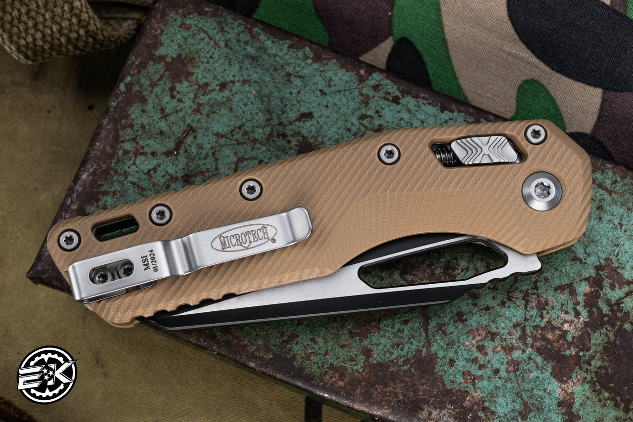 Preowned Microtech Standard Issue Msi Ram Lok Manual Folder Fluted