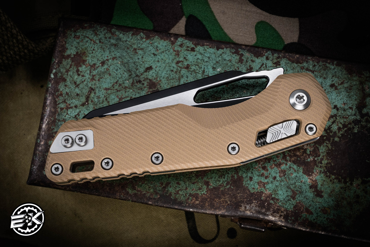 Preowned Microtech Standard Issue Msi Ram Lok Manual Folder Fluted