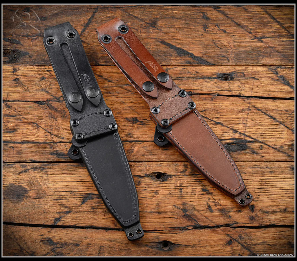 Chattanooga Leatherworks/RMJ Tactical Raider Dagger Leather Sheath Black