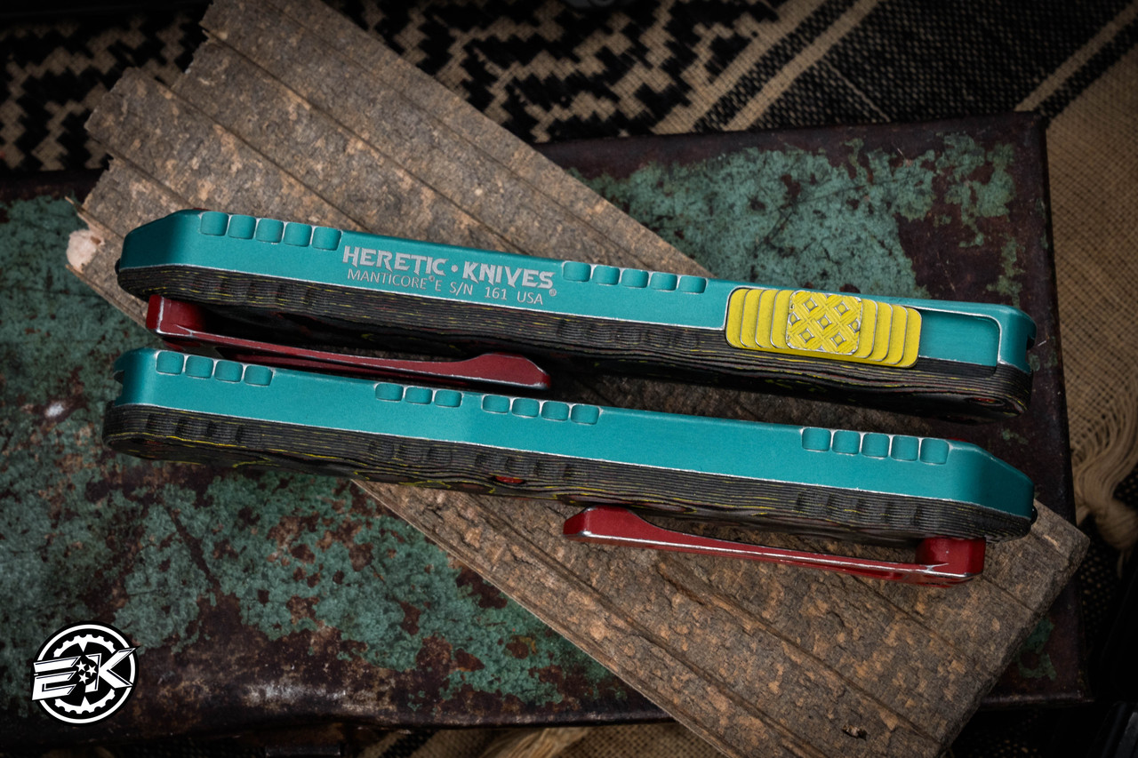 Heretic Knives Manticore E Bounty Hunter Otf Automatic Knife 3 Dagger