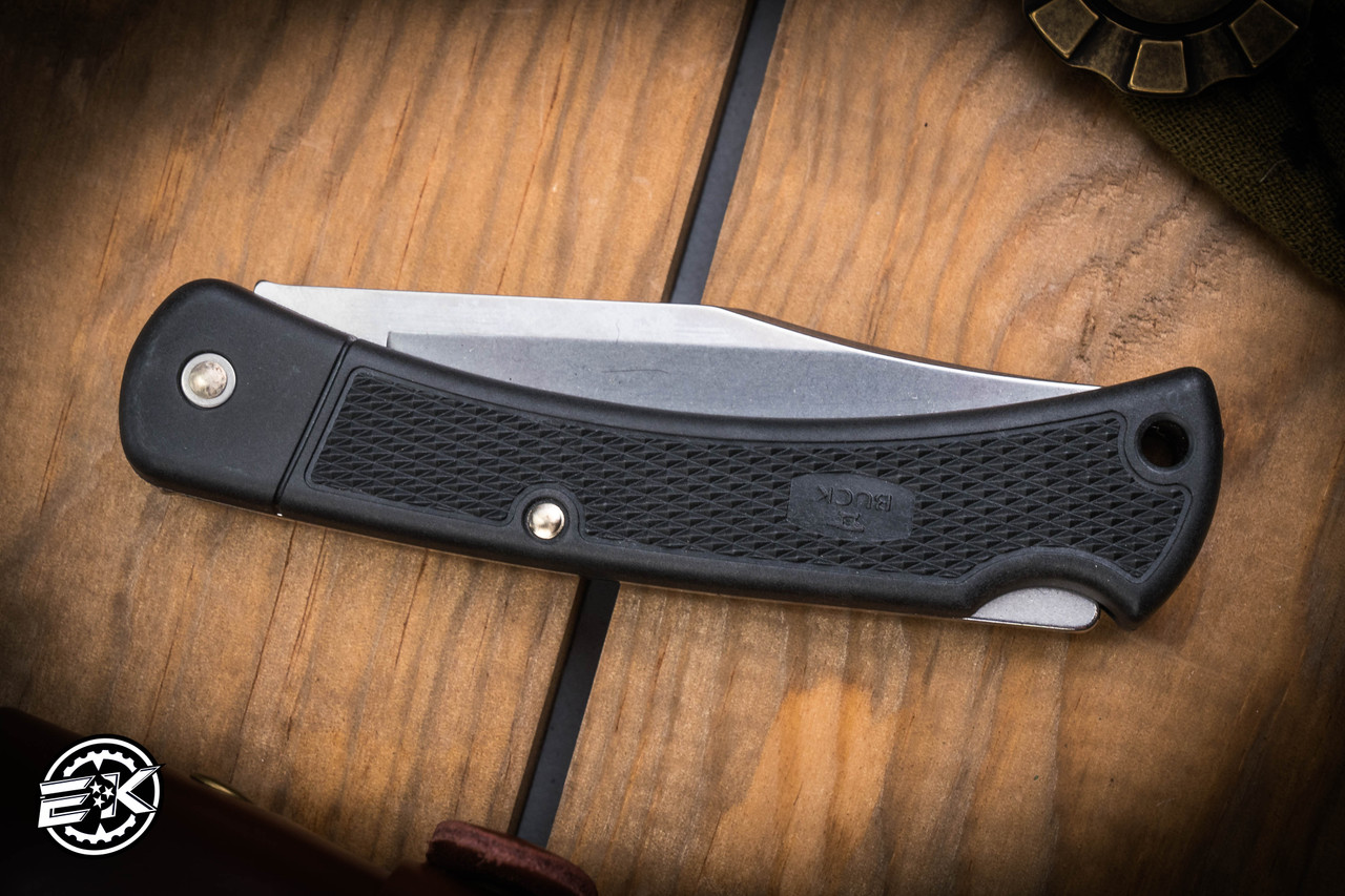 Buck 110 Folding Hunter LT Lockback Knife 3.75" Satin 0110BKSLT