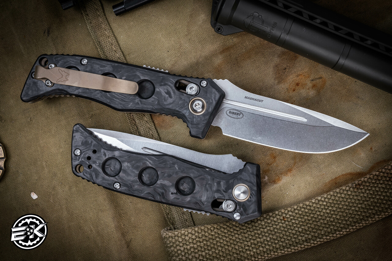 Benchmade Mini Adamas Automatic Axis Folding Knife Carbon Fiber 3.25 ...
