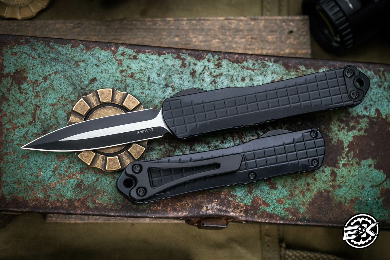 Heretic Knives Manticore S OTF Automatic Knife Black Frag 2.6" MagnaCut ...