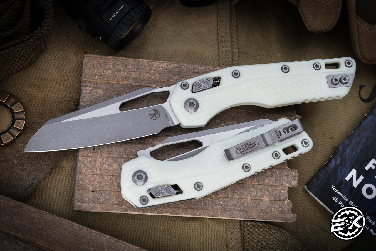 Microtech Standard Issue Msi Ram Lok Manual Folding Knife White 385