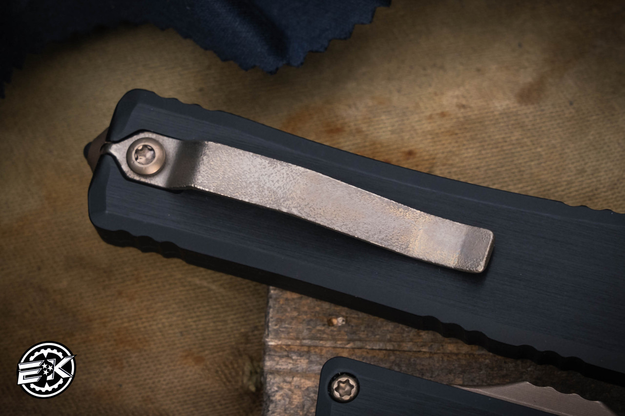 Heretic Knives Custom NYX Prototype OTF Automatic Knife Hefted Aluminum ...