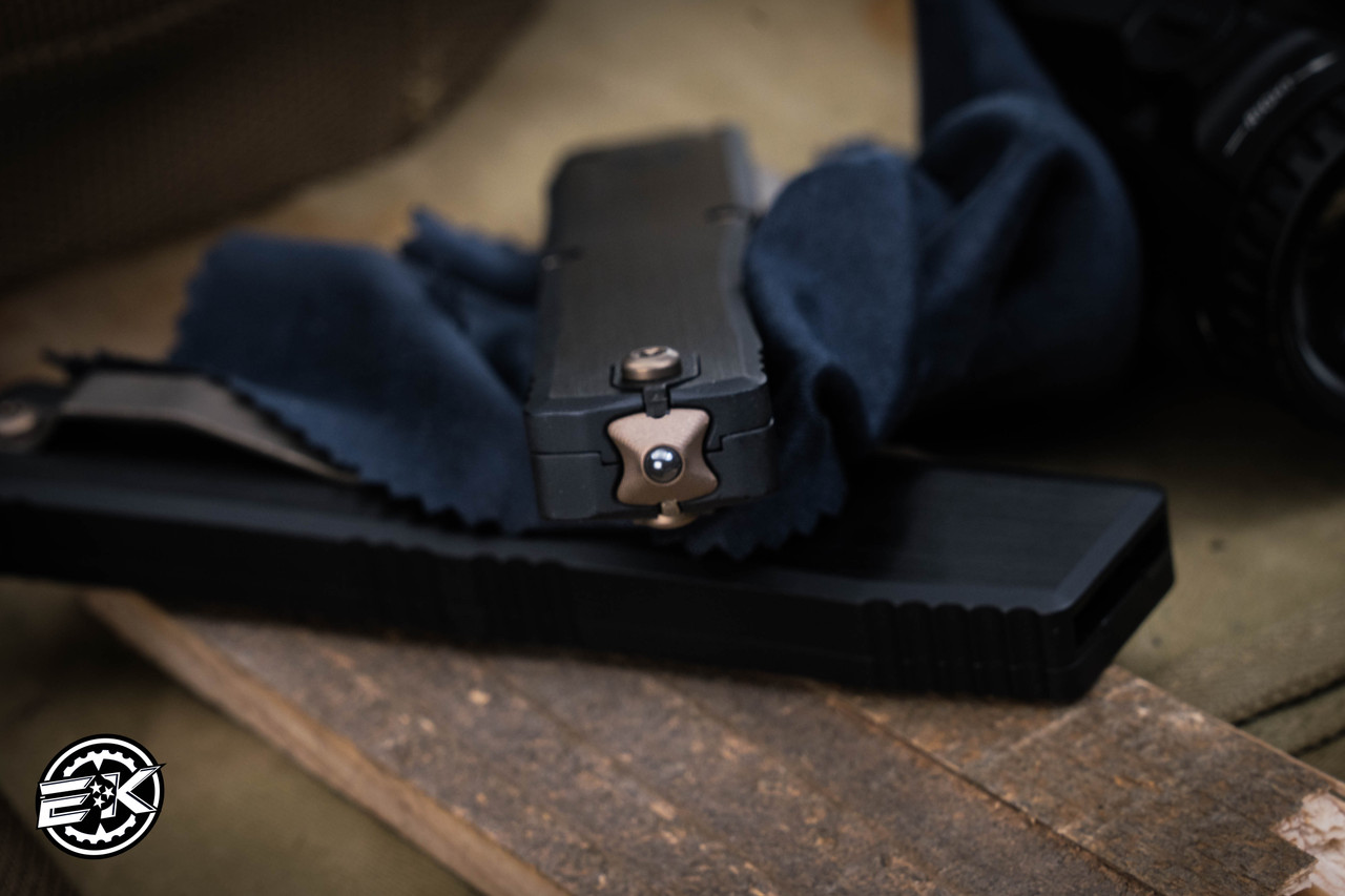 Heretic Knives Custom NYX Prototype OTF Automatic Knife Hefted Aluminum ...