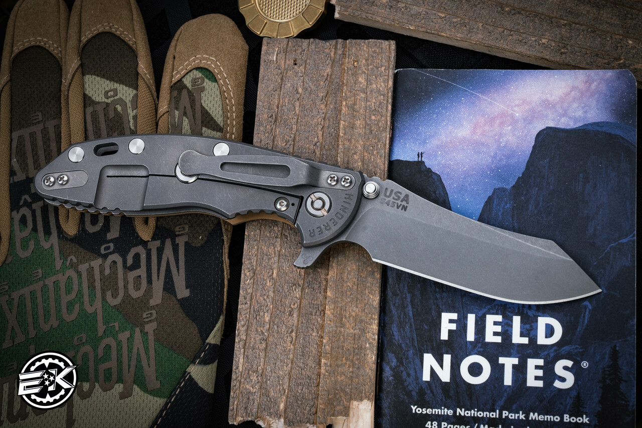 Rick Hinderer Knives XM-18 3.5" Skinner Folding Knife Coyote G10 ...