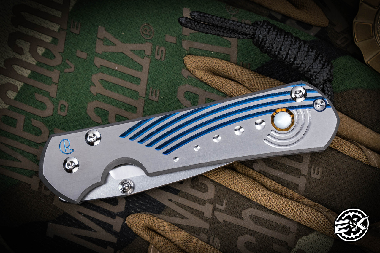 Chris Reeve Knives Small Sebenza 31 Unique Graphic MOP Inlay Folding ...